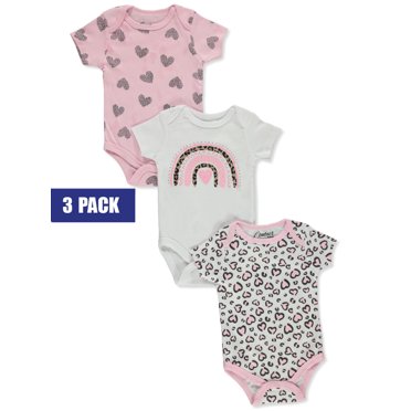 Baby Gear Infant Girls Plush Pink & Ivory Faux Shearling Lamb Snowsuit ...