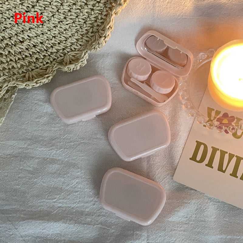 Contact Lens Box Prevent Leakage Lens Cover Container With Mirror ...