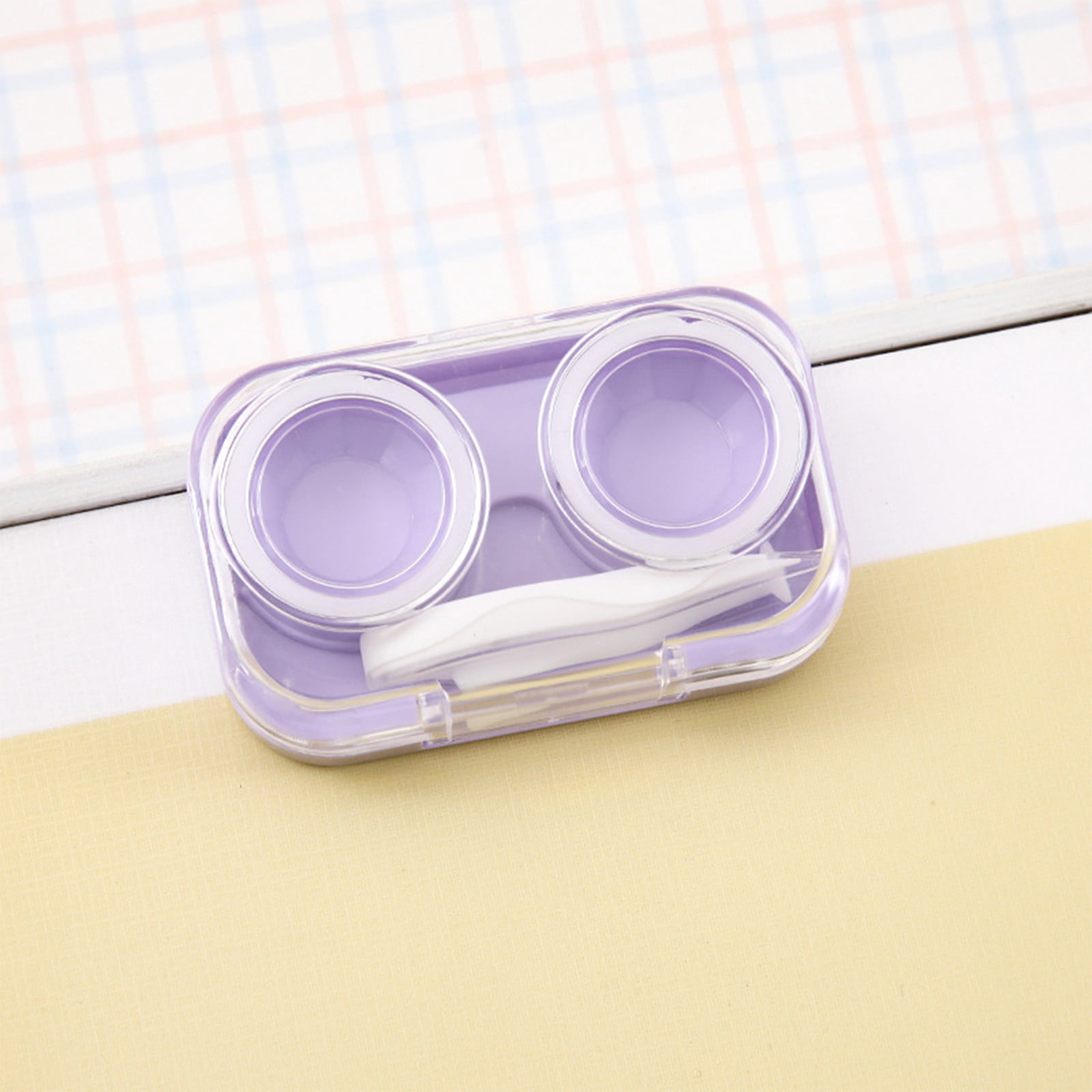 Contact Lens Case, Czzoypi Portable Travel Storage Box, Compact Leak ...