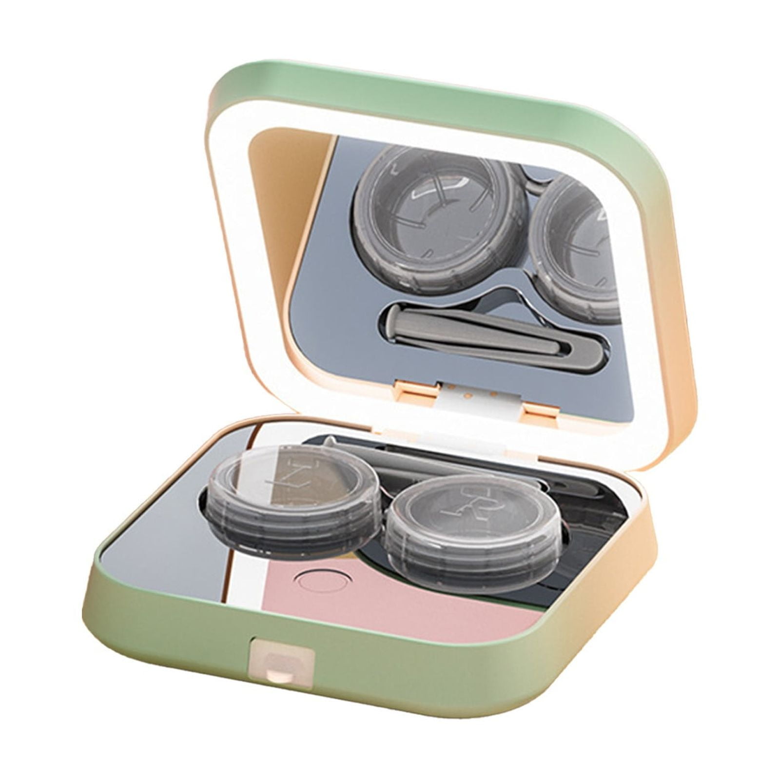 Contact Lens Case, Portable Cute Eye Contacts Colored Lenses Applicator ...