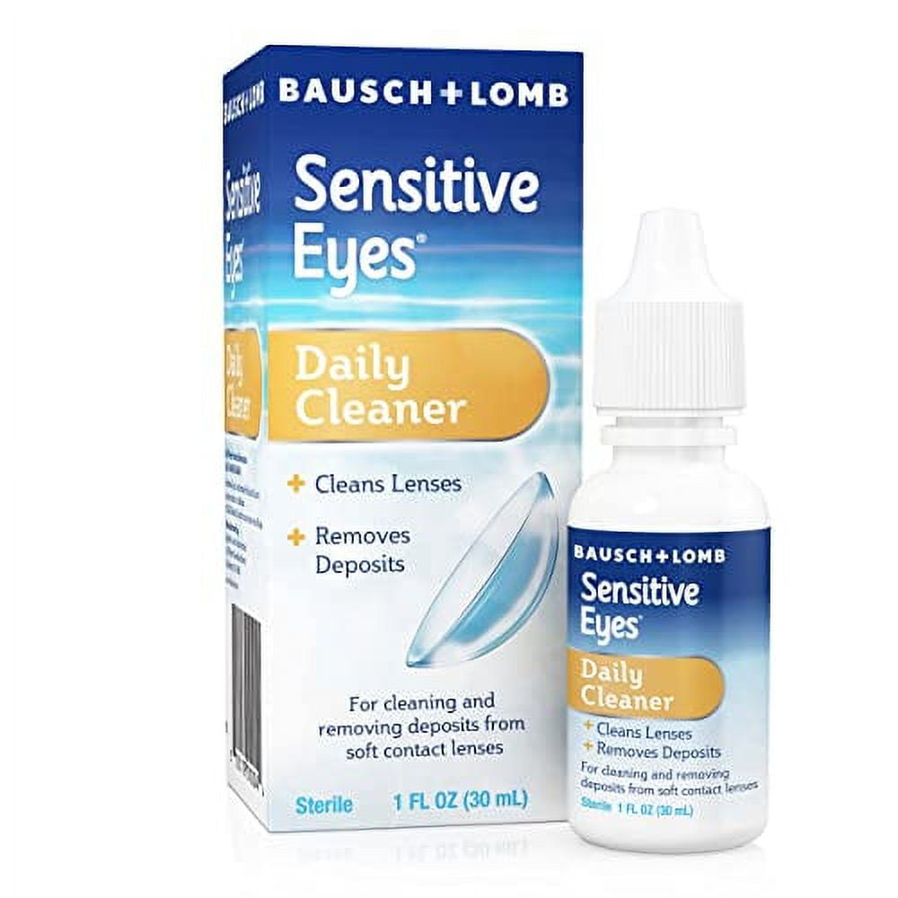 Bausch & Lomb Multipurpose Contact Lens Solution, Daily Cleaner for ...