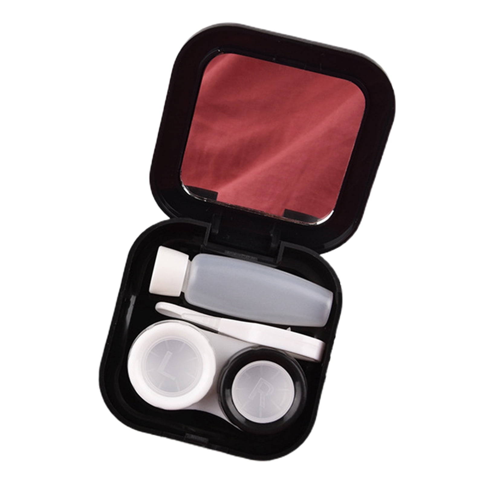 Contact Lenses Case Travel-friendly Vibrant Color Clear Printing Eye ...