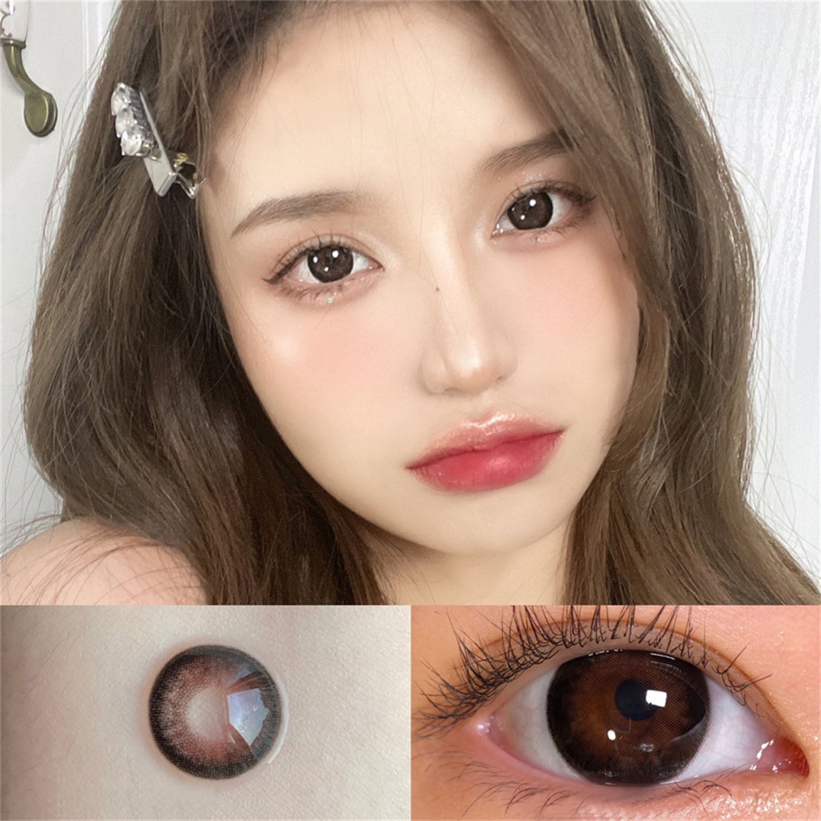 Contact Lenses Holder Box Portable Color Contacts Lens Case with ...