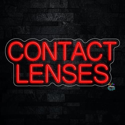 Contact Lenses LED Neon Sign 24"L x 10"H #32186 - Walmart.com