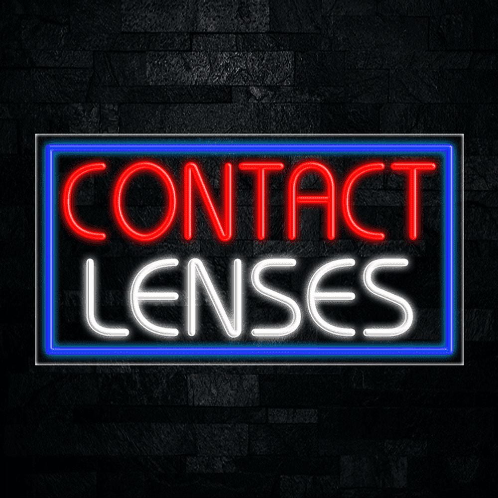 Contact Lenses-LED Neon Sign 33"L x 18"H #31280 - Walmart.com