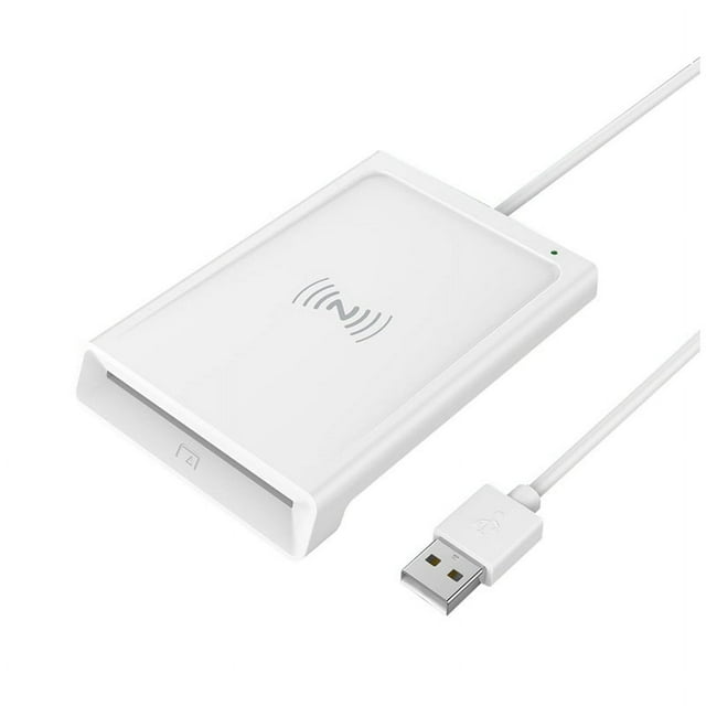 Contact Nfc 2 In 1 Smart Card Reader Pc Linked Dual Interface Smart Card Readerwriter Contact