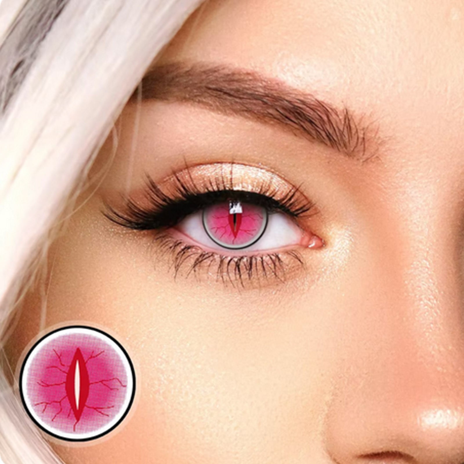 Contact Lenses 1ml Party Eyes Unique Color Lay A Finger On Bloodsucker ...