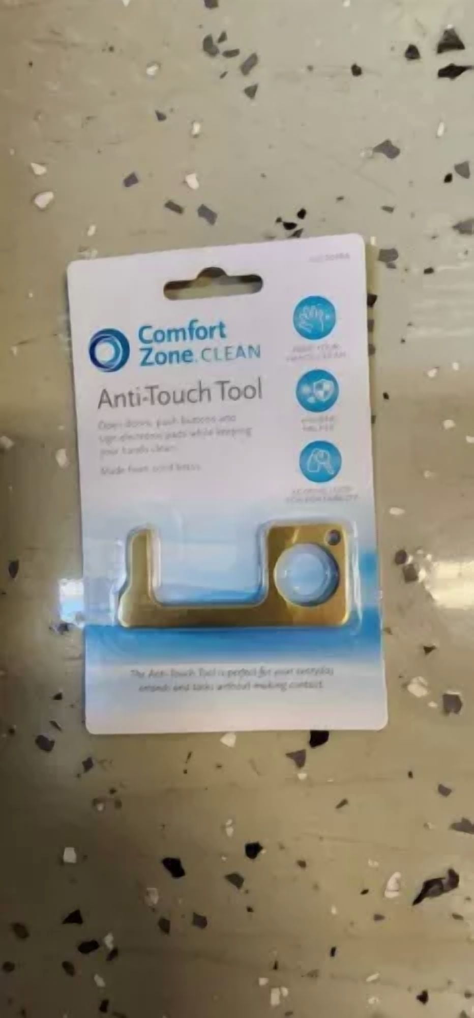 ??Contactless Door Opener Tool Solid Brass No Touch Button Pusher ...