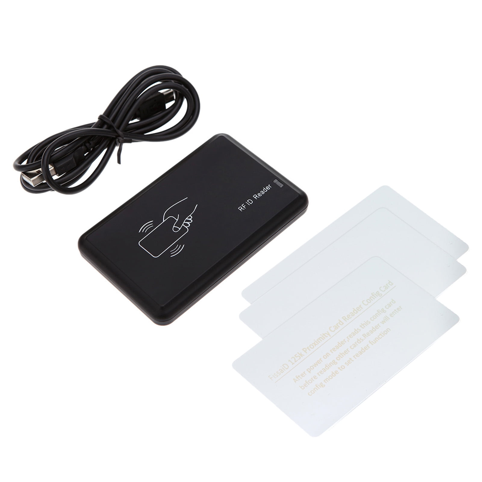 Contactless RFID Card Reader 125KHz USB Card Reader Configurable EM ...
