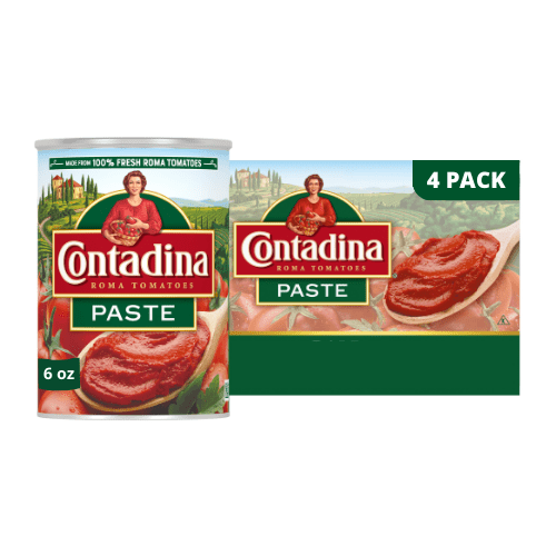 Contadina Tomato Paste, 6 oz Can (Pack of 4) - Walmart.com