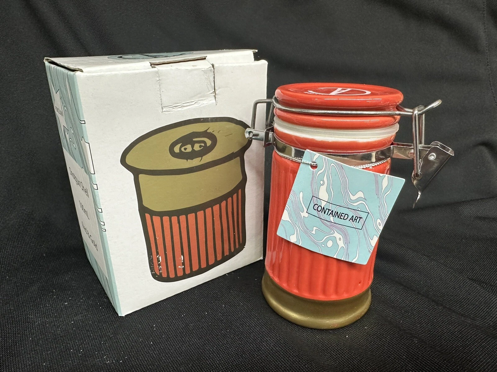 Contained Art New Shotgun Shell Red 100Ml Container With Locking Lid ...