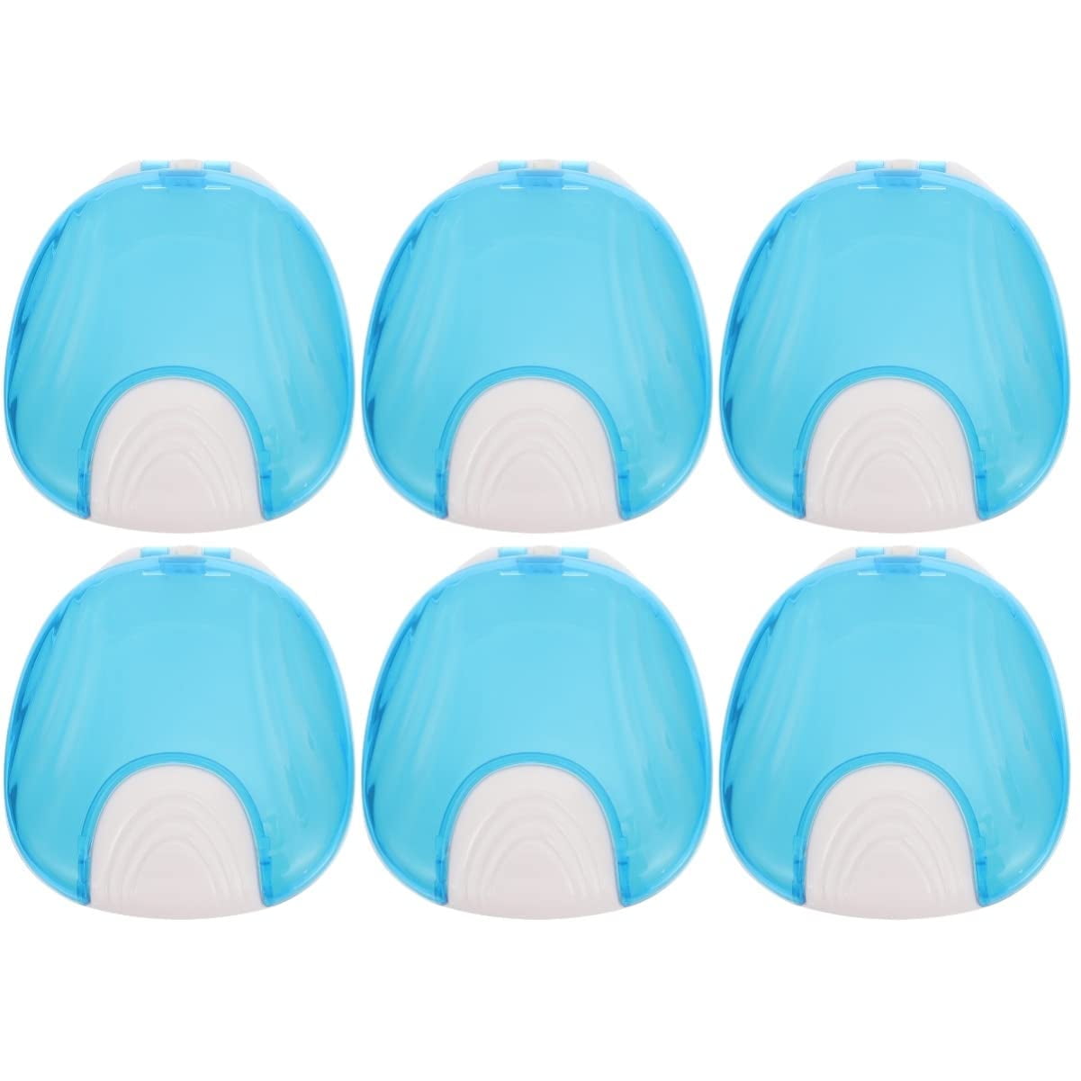 6 pcs Design Fake Retainers Press- Mouth Container Teeth Dentures ...