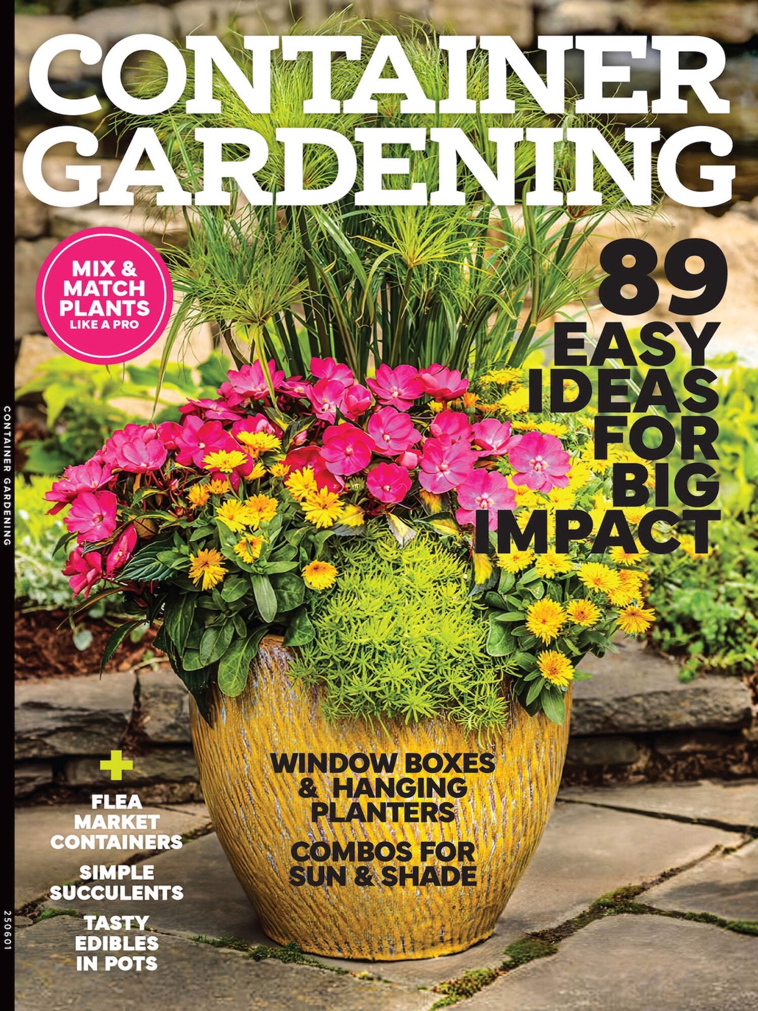 Container Gardening - 89 Easy Ideas To Enhance Your Outdoor Space! Mix ...