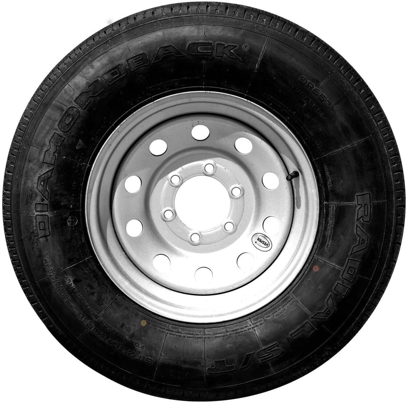Container Nut 6-Lug Radial Trailer Tires ST235/80, 10 Ply Load Range, 1 ...