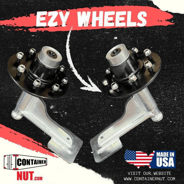 Container Nut Shipping Container Wheels 6-Lug EZY Wheels, Heavy-Duty ...
