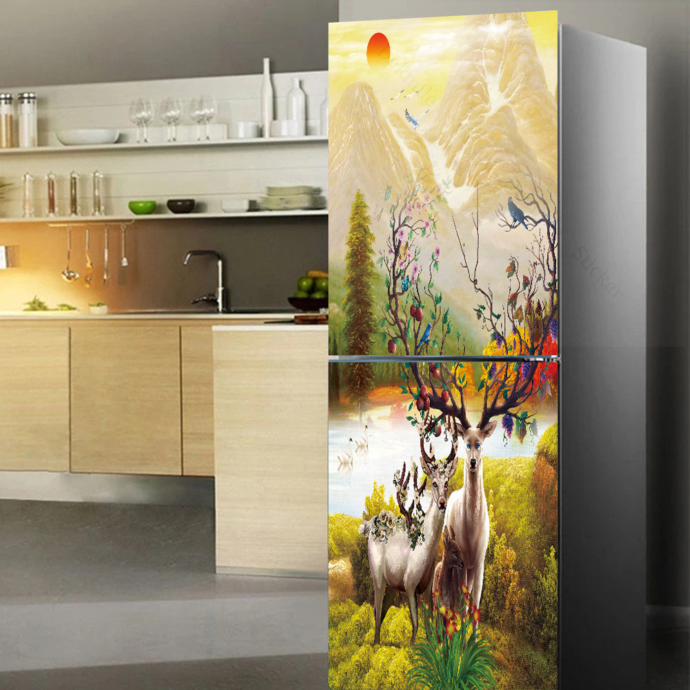 Container Safe Refrigerator Sticker Full Film Kitchenware Self-adhesive ...