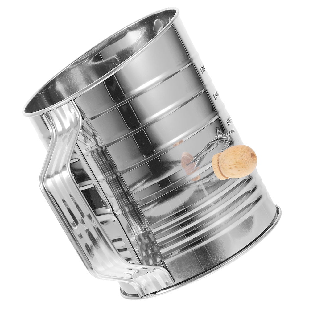 Container Sieve Flour Sieve 14.00X11.00X11.00CM Silver - Walmart.com
