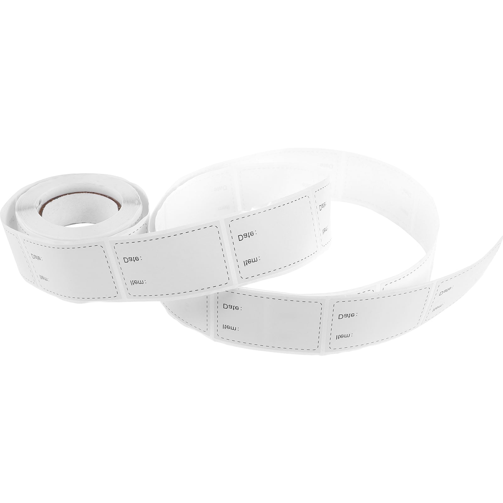 NIAIZEK Removable Blank White Paper Food Date Labels for Containers, 1 ...