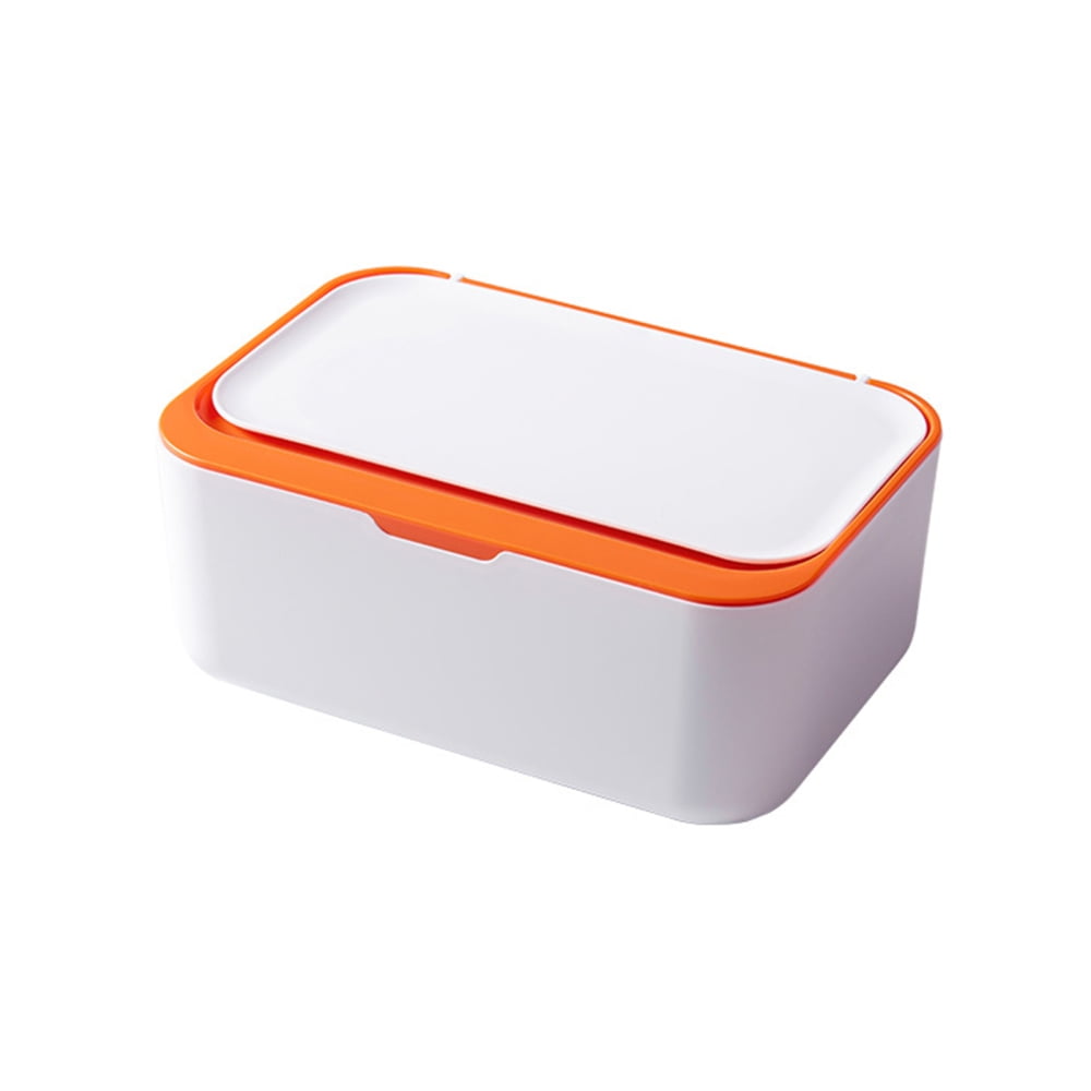 Container Tissue Box With Lid Tissue Box For Home Tissue Box Orange ...