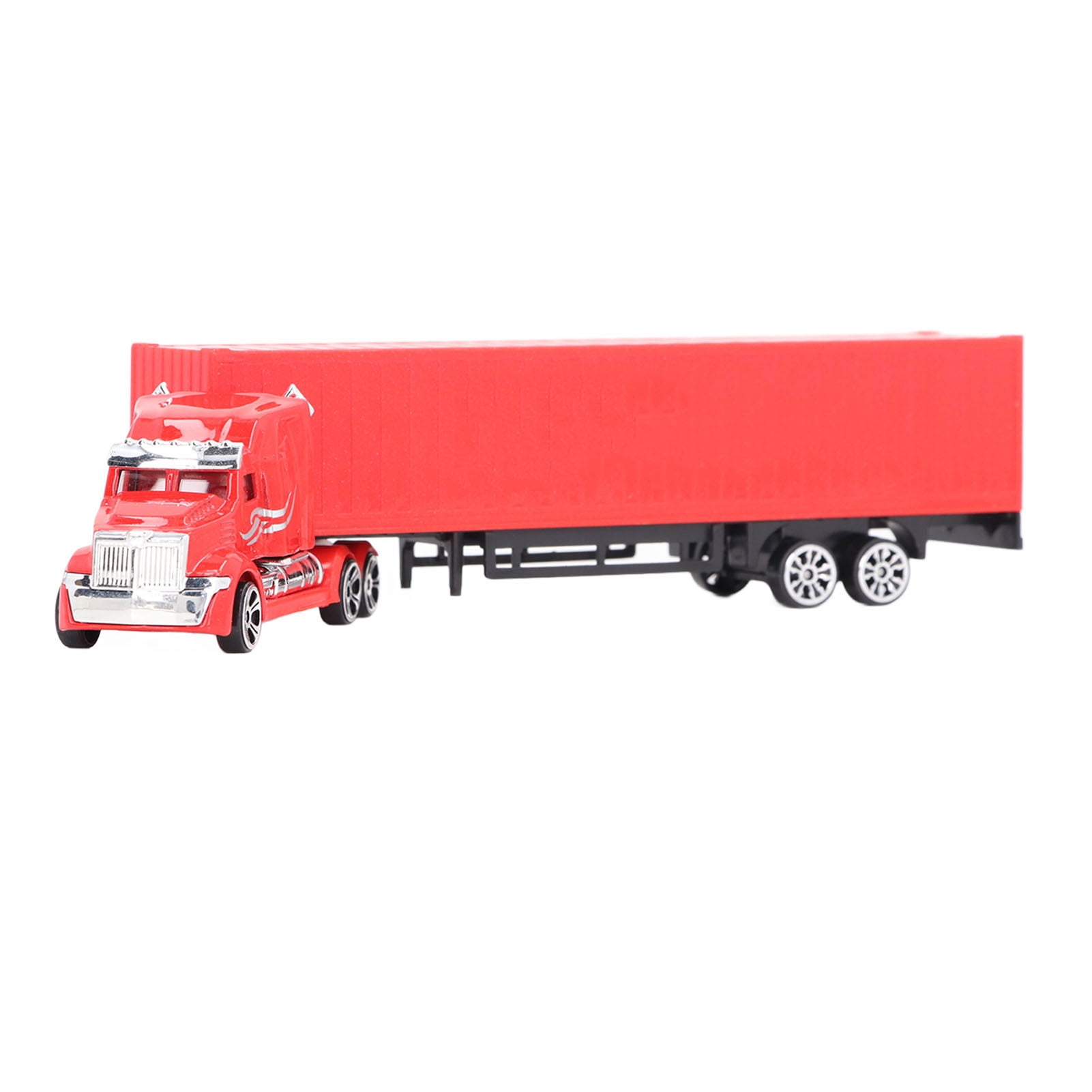 Container Truck Model Lifelike Alloy Container Truck Toy Decorative ...