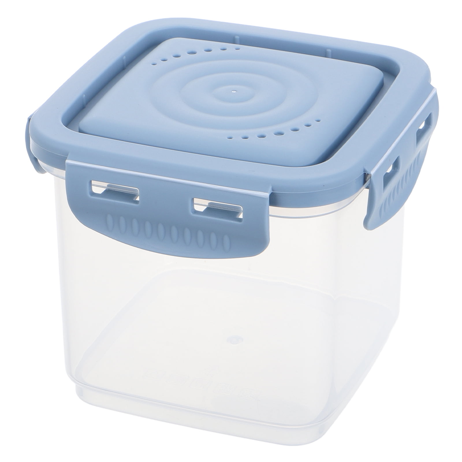 LITINKIMI Soup Storage Container Sky-Blue Plastic 1Pcs 4.3x4.3x3.3in ...