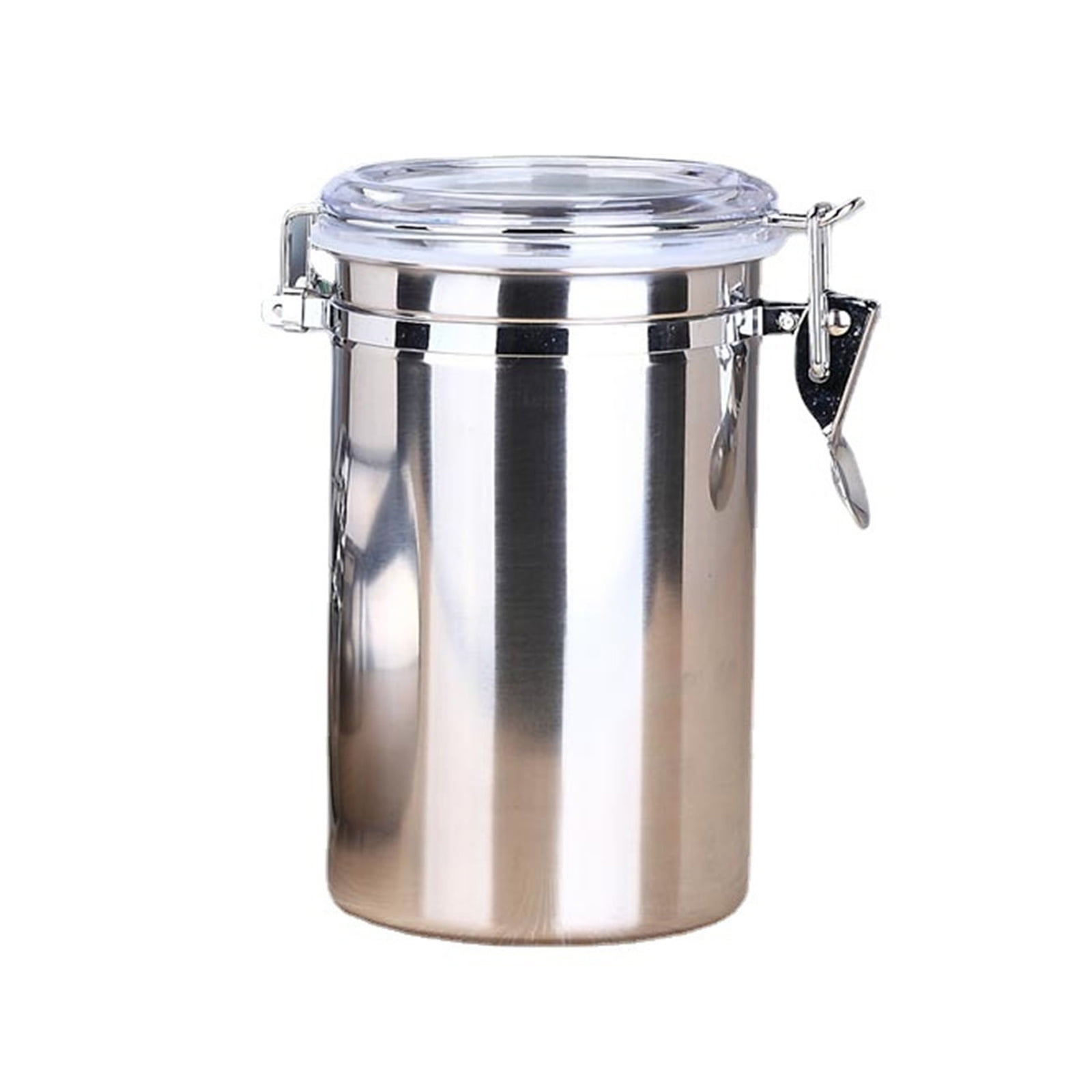 Container with Clear Lid Practical Kitchen Storage Canister Convenient ...