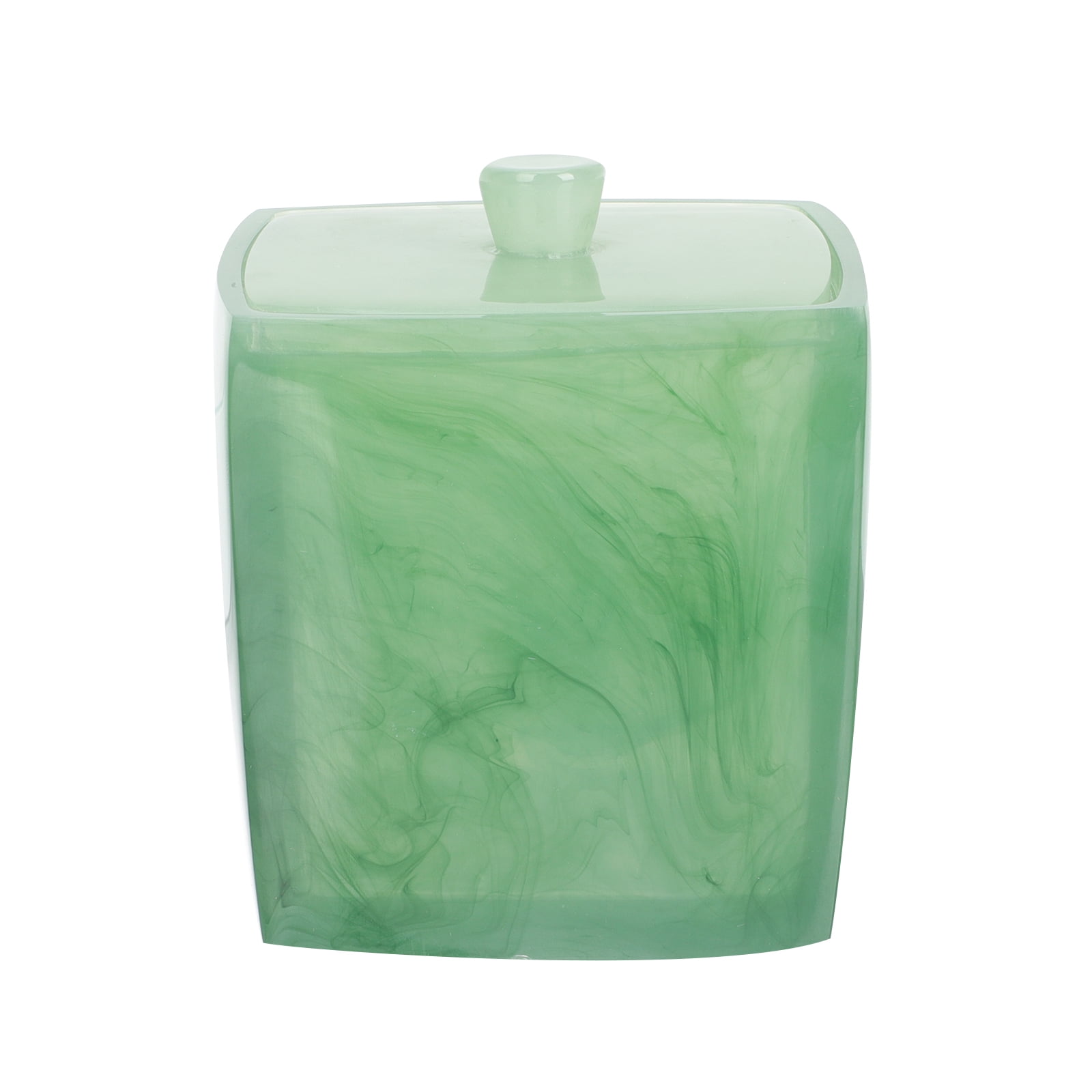 Container with Lid Cotton Pads Storage Canister Swab Box Toothpick ...