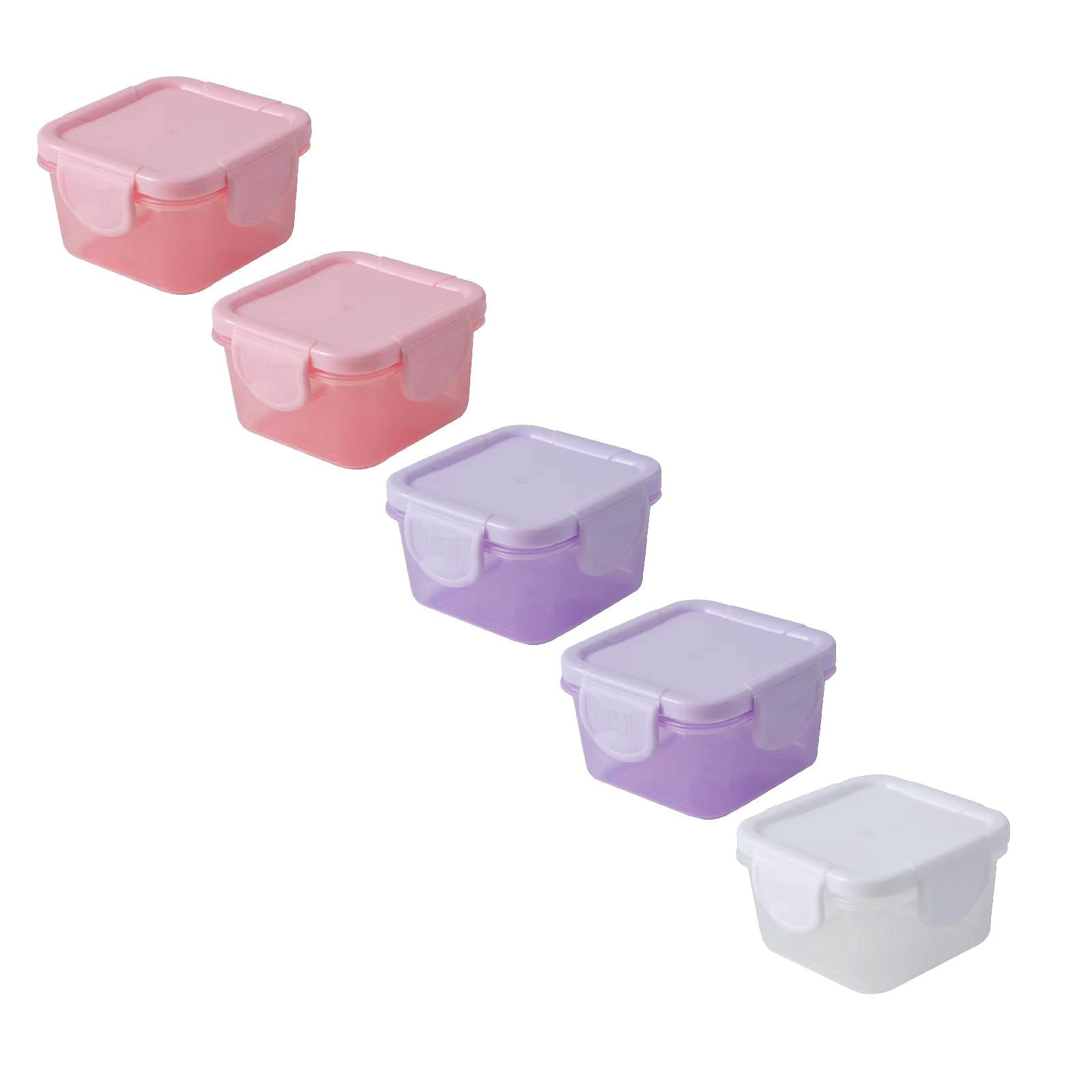 Containers with Lids Small Food Storage Containers with Clamping ...