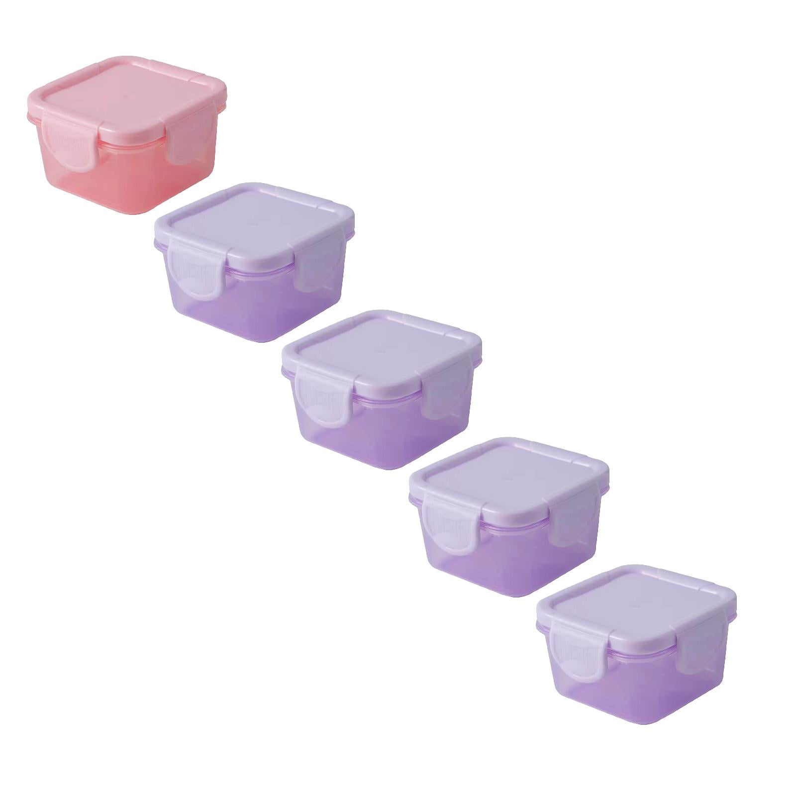 Containers with Lids Small Food Storage Containers with Clamping ...
