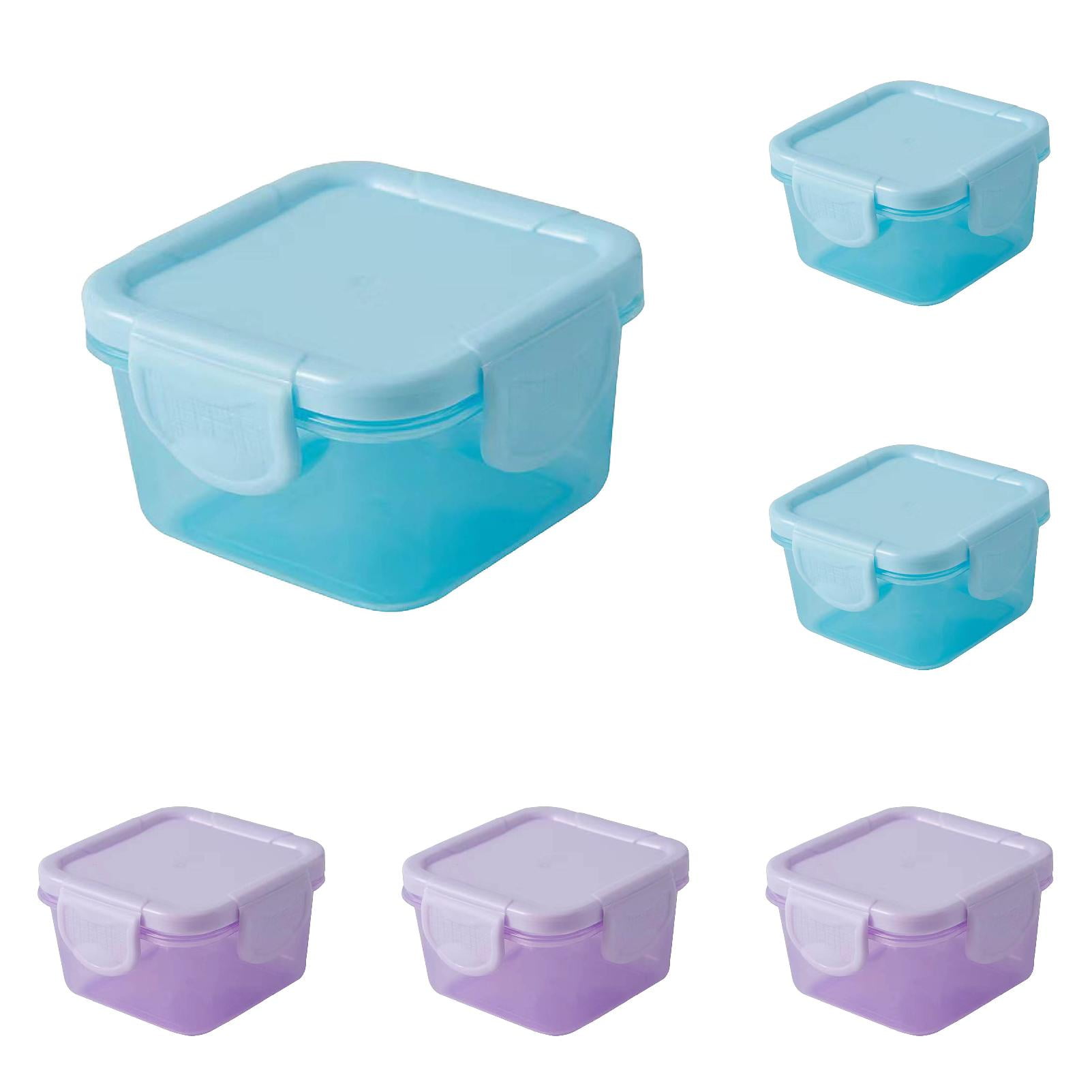 Containers with Lids Small Food Storage Containers with Clamping ...