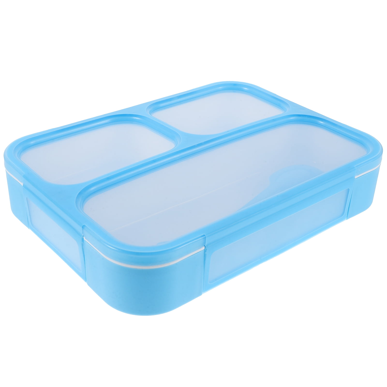Containers for Food Divided Plastic Lunch Box Convenient Multifunction ...