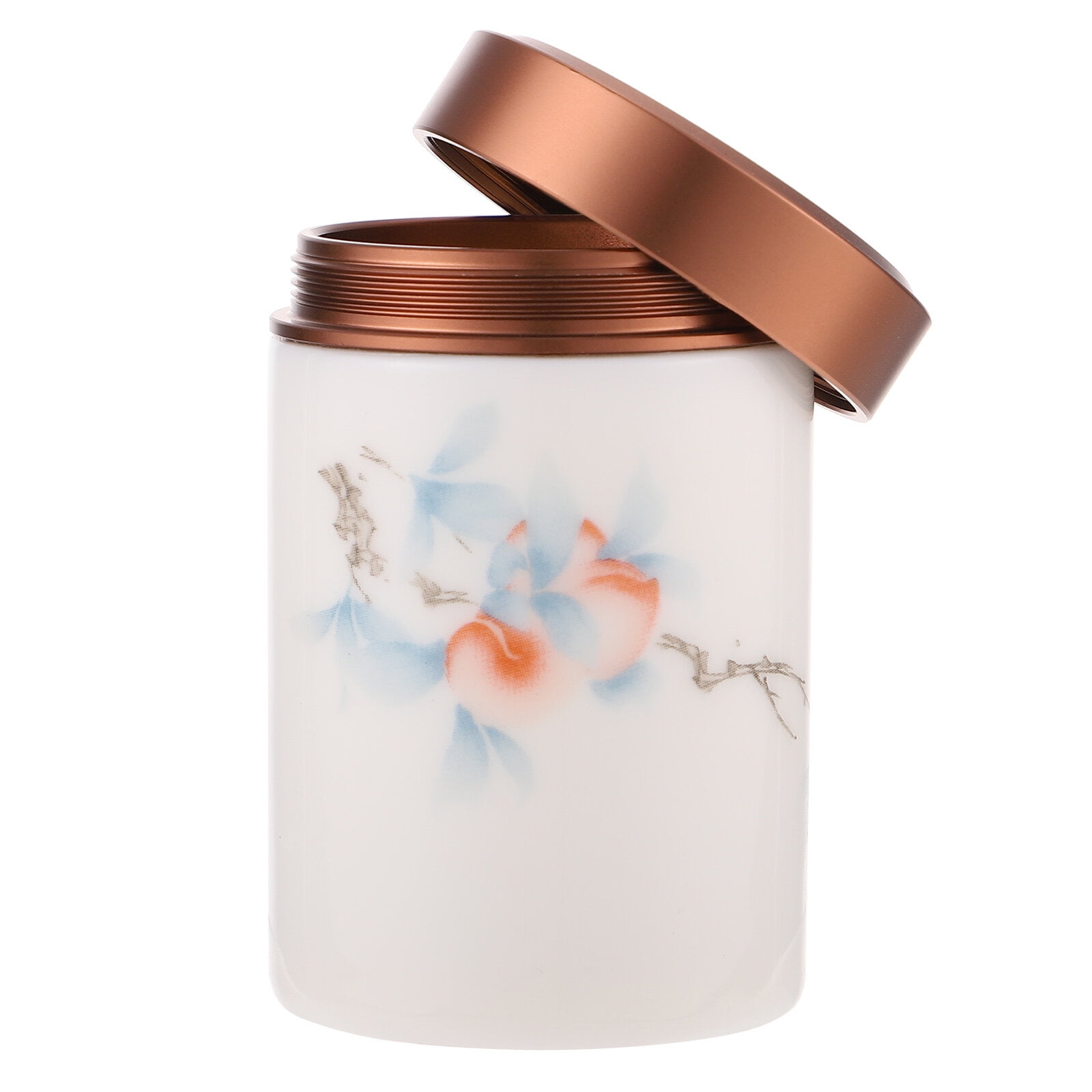 Ceramic Tea Leaf Sealed Jar Decorative Storage Canister Container ...