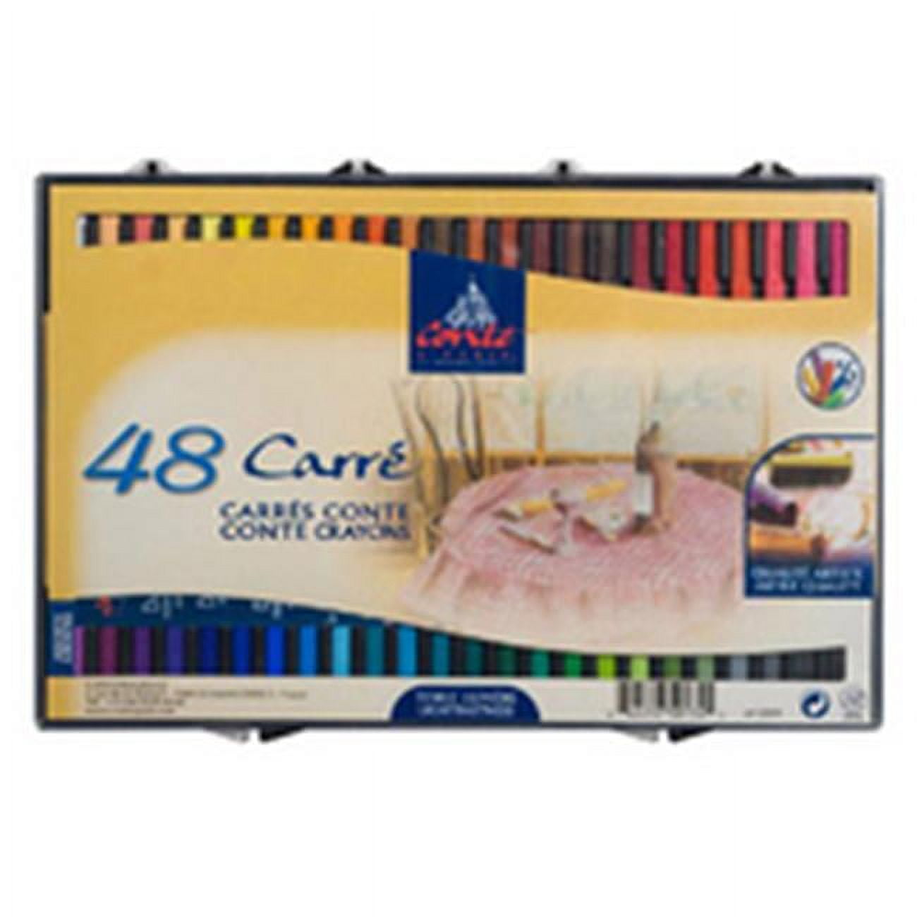 Conte 2159 Crayon Sets - 48 Assorted - Walmart.com