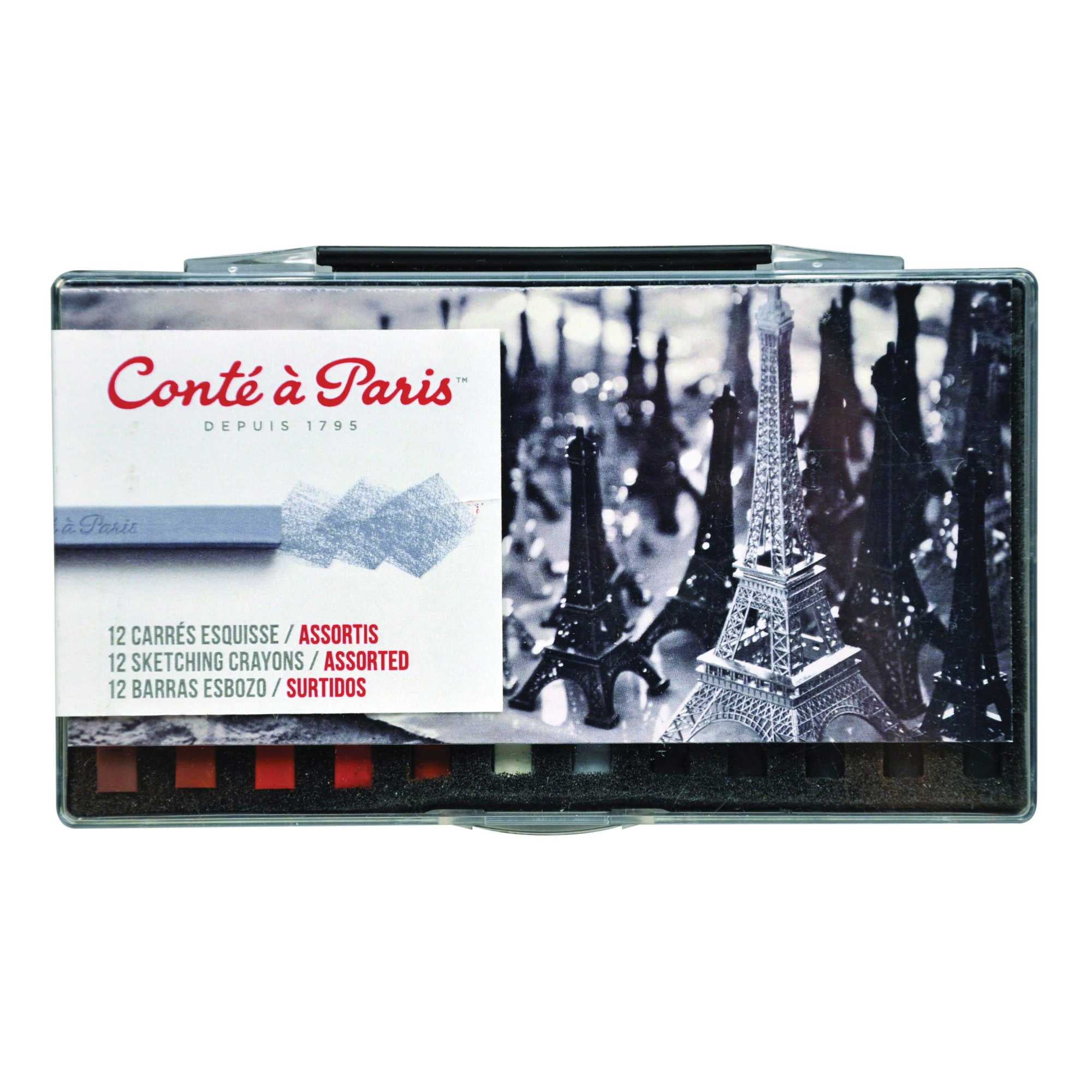 Conté Crayon 12-Color Classic Set - Walmart.com