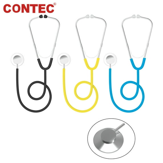 Contec Professional Cardiology Single Head Stethoscope SC11 - Walmart.com