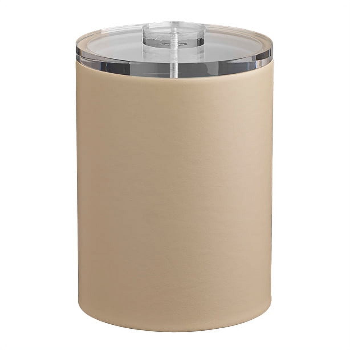 Contempo Beige 2Qt. Tall Ice Bucket With Thick Lucite, No Handle ...