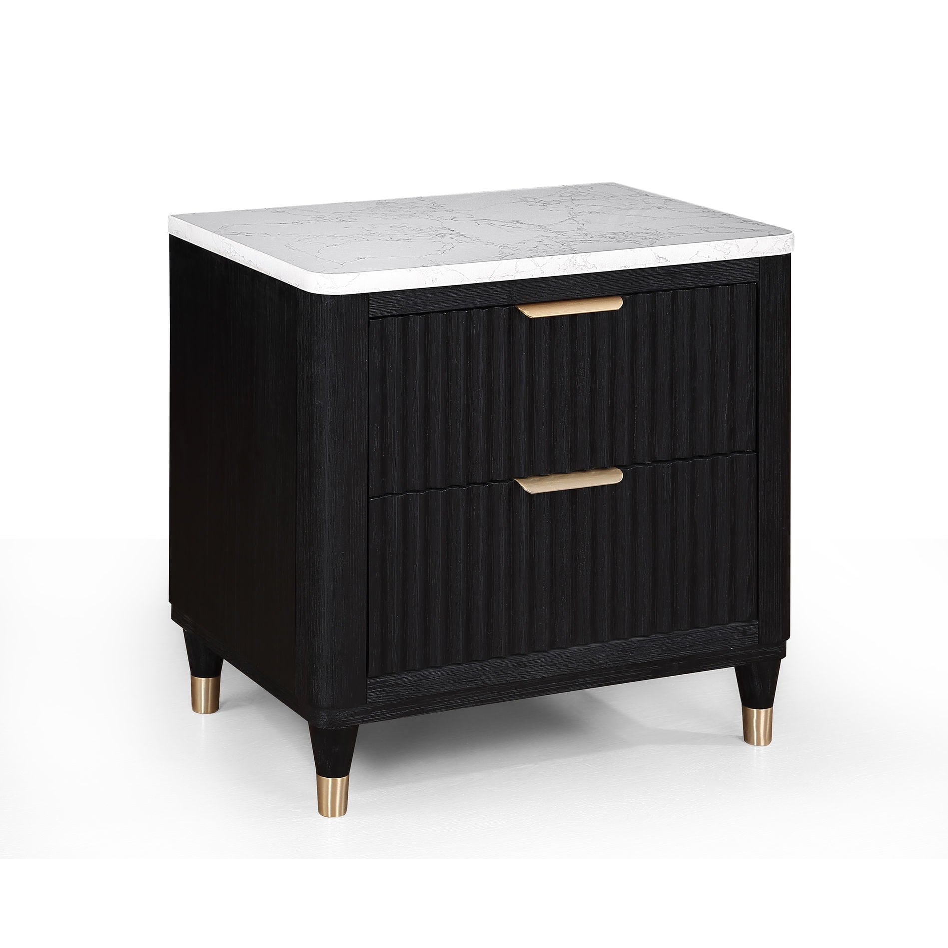 Contemporary 2-Drawer Design / Bedroom Nightstand Use / Strong ...