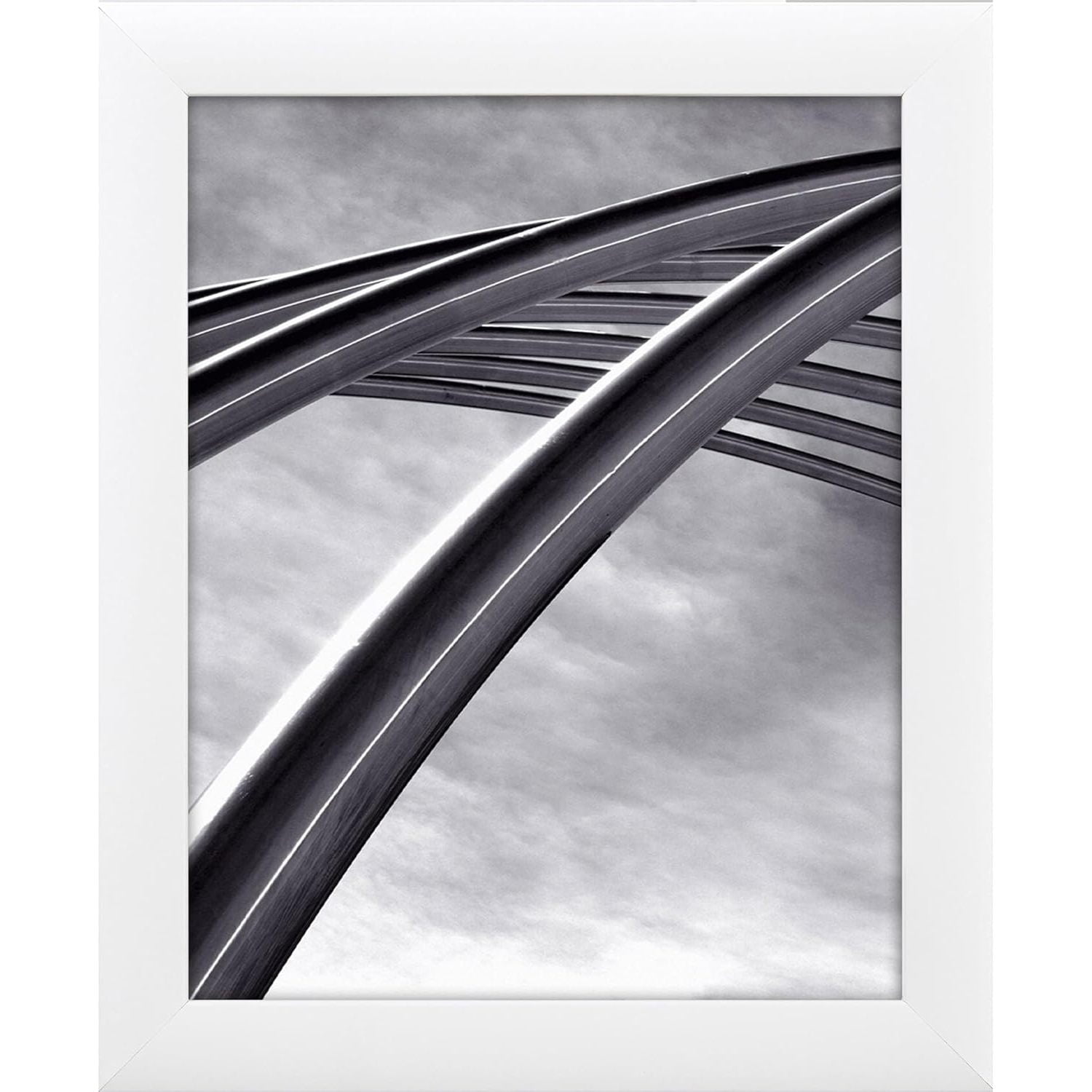 Contemporary, 21x32 Brown Picture Frame, 1" Wide, Wall Hanging, Dual ...