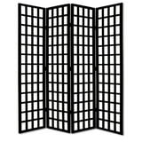 Contemporary 4 Panel Dakota Floor Window Pane Screen - Walmart.com