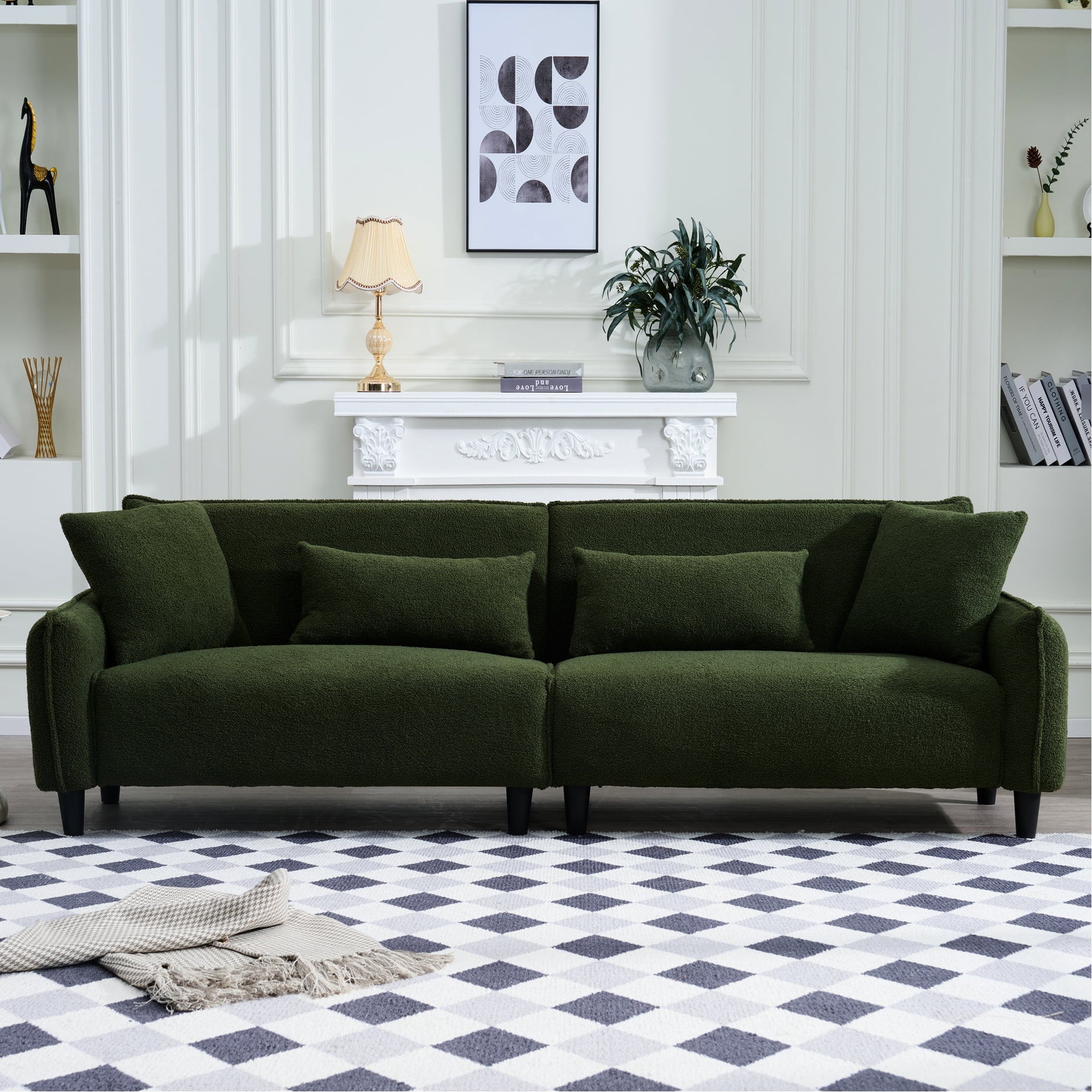 Contemporary 97 Inch With Velvet - Living Room, Bedroom, Reception Area ...