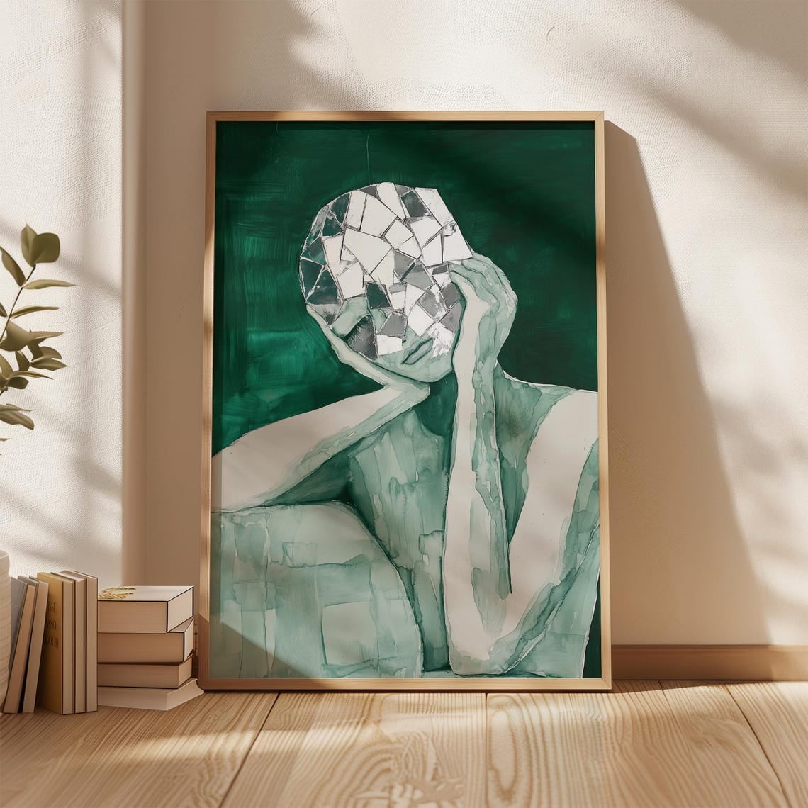 Contemporary Abstract Figure Print –, Modern For Stylish Home Decor And ...