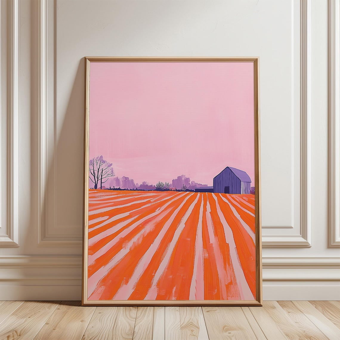 Contemporary Abstract Wall Art, Colourful Landscape Painting, Modern ...