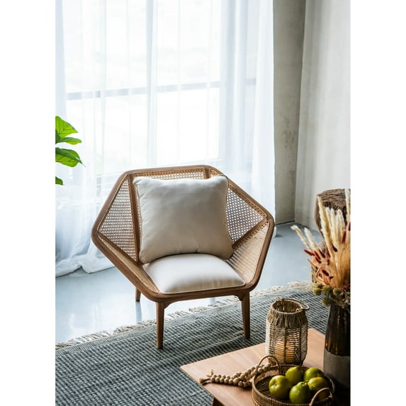 Contemporary Accent Leisure Chair | Relaxing in Casual Space | Teak and ...