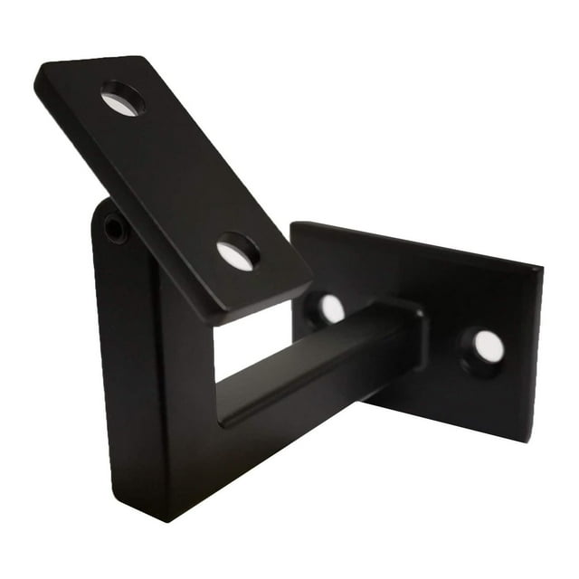 Contemporary Adjustable Handrail Bracket Support in Real Black NOT ...