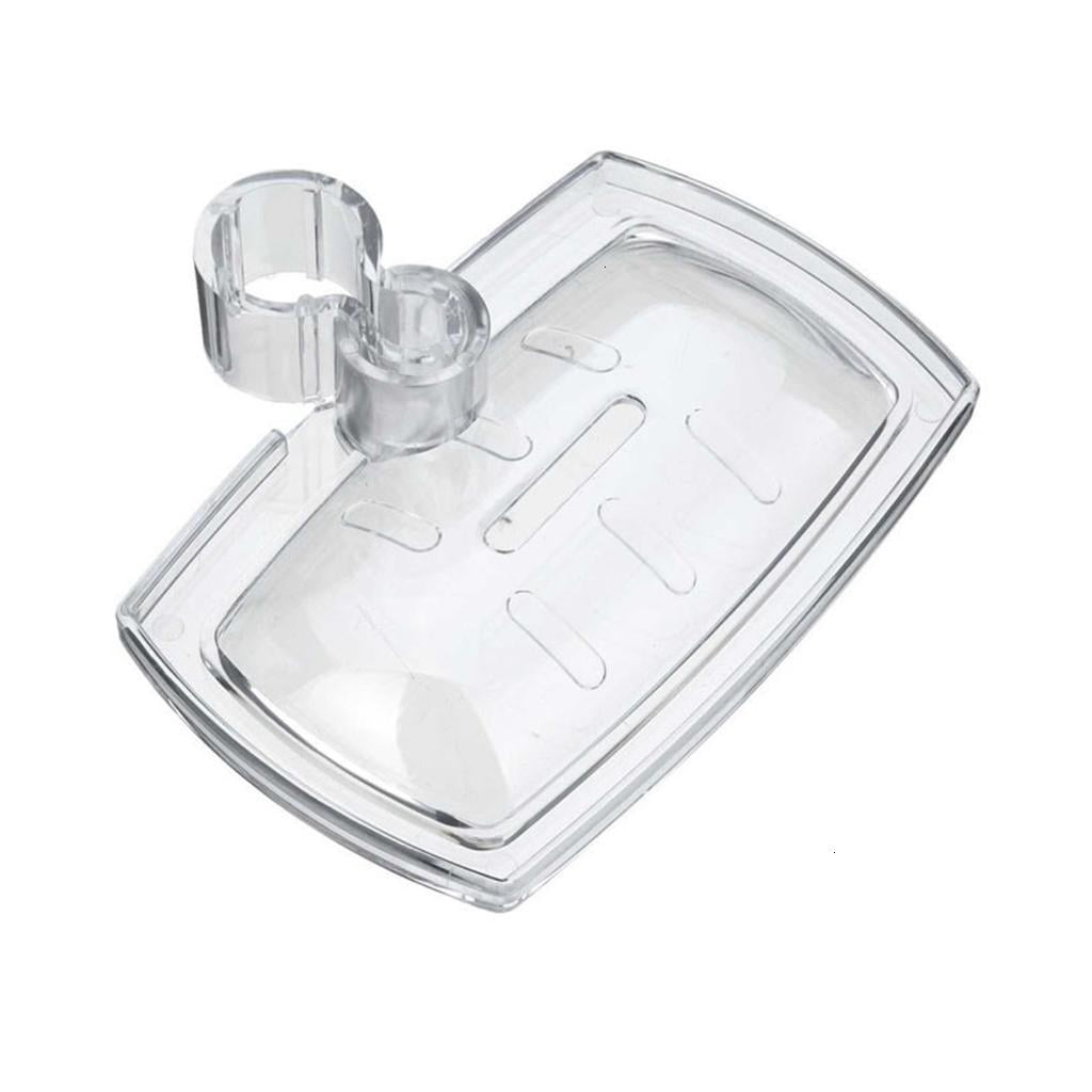Contemporary Adjustable Shower Rod Soap Organizers Bathroom Storage ...