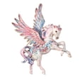 Contemporary Alloy Horse Brooch Avaliable Badge with Big Wing Accent ...