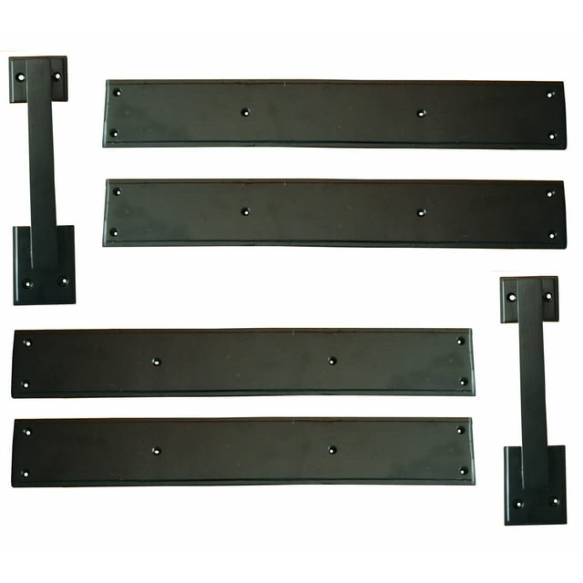 Contemporary Aluminum Carriage House Garage Door Hardware Kit - Walmart.com