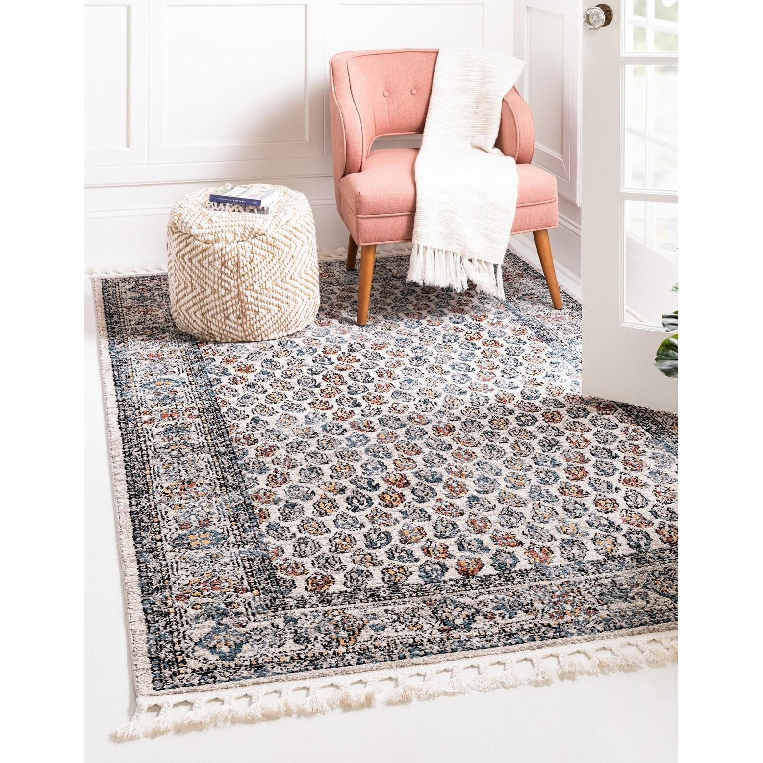 Contemporary Ariella Collection Area Rug 7'10"x10' - Multi - Walmart.com