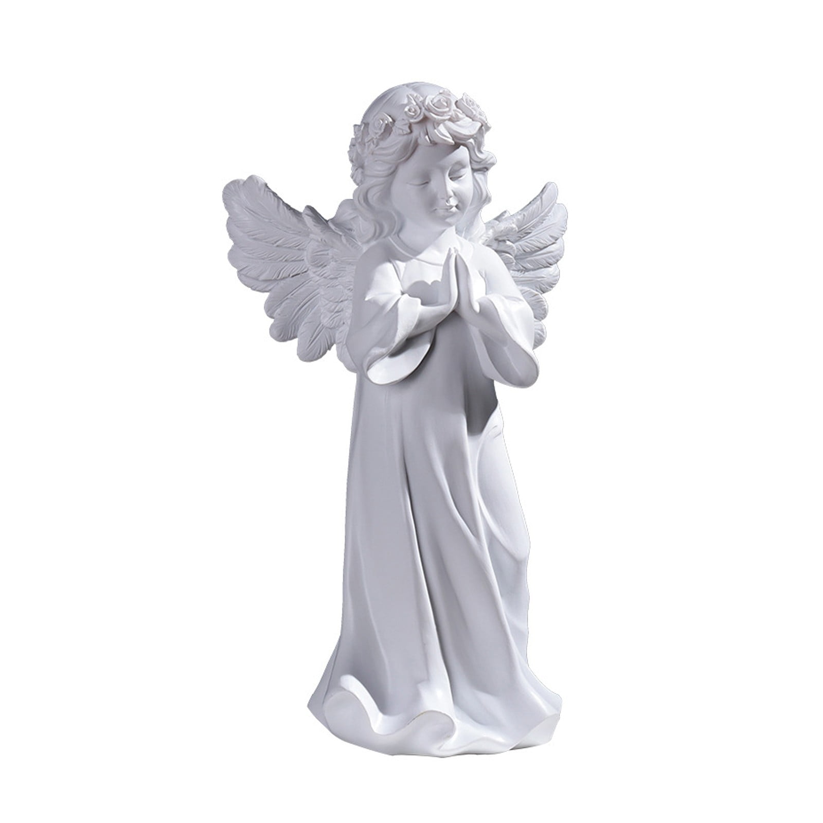 Contemporary Baby Angel Resin Cherub Statue Garden Miniature Statue ...