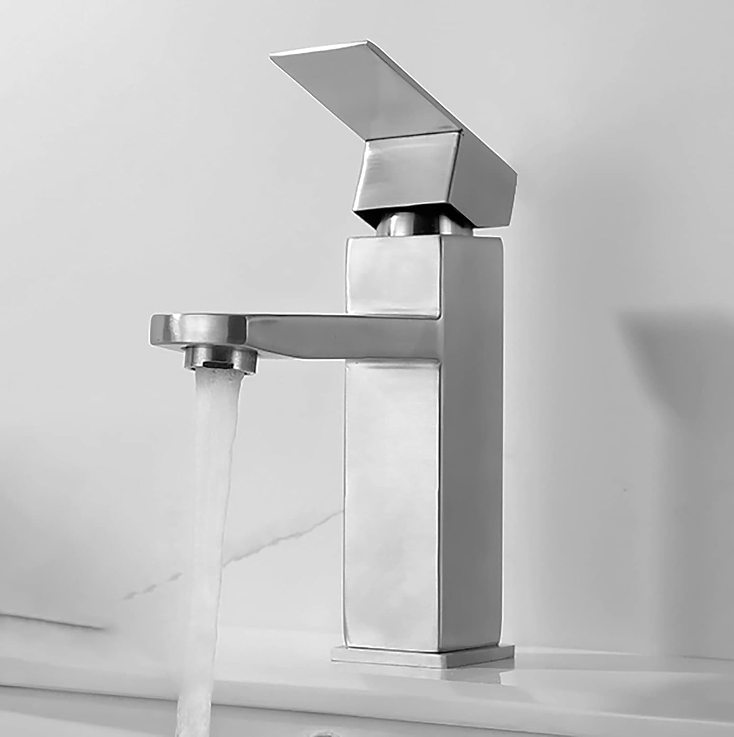 Contemporary Bathroom Sink Faucet, Versatile Usage Scenarios, Easy Assembly with Included ...